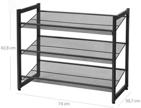 Botník ALVORO černá