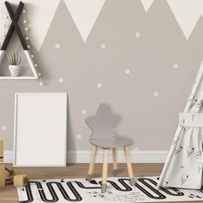 Home Deco Kids Dětská židle ve tvaru hvězdičky šedá