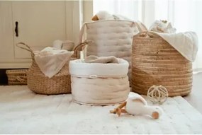 Little Dutch Košík textilní oboustranný extra velký Pure Soft Beige St