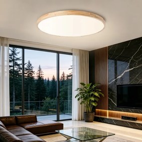 BRILAGI -LED Stmív. svítidlo WOODLINE LED/128W/230V 3000-6000K dub pr. 100 cm+DO