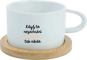 Personalizovaný keramický hrníček "MAKRONKA" - když to nezvládne … tak nikdo