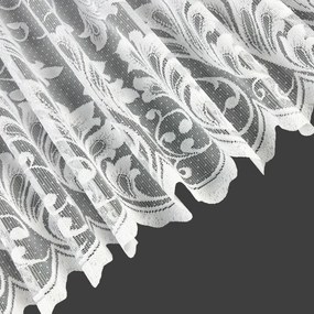 Vitrážová žakárová záclona 7012, výška 60 cm, metráž