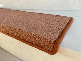 Vopi Nášlapy na schody Capri terra obdélník, samolepící - 25x80 obdélník (rozměr včetně ohybu)