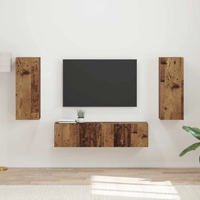 Sestava TV skříněk 2 ks Staré dřevo Kompozitní dřevo 3408977