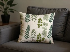 Povlak na polštář z mikrovlákna SCANDI NATURE 45x45 cm, zelený