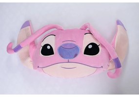 Fleecový dětský polštářek 41x32 cm Lilo and Stitch "Angel Pink" – Jerry Fabrics