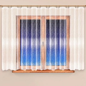 Olzatex kusová záclona BERGITA jednobarevná bílá, výška 180 cm x šířka 300 cm (na okno)