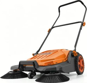 Ruční zametací stroj s ručním tlačením, Se záběrem 650 mm VEVOR