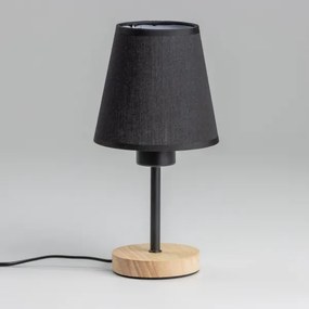 Brilagi - Stolní lampa NUBILA WOOD 1xE27/25W/230V dub/černá