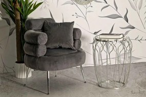 Designové křeslo Harmony šedé