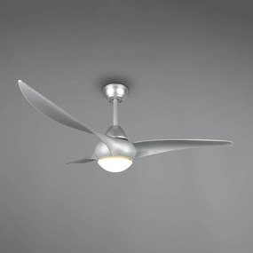 LED ventilátor Alesund s dálkovým ovládáním, titan