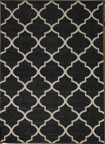 BE Koberec Lagos 1052 DARK GREY - šedý obdélníkový Rozměr: 140x190 cm