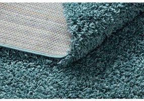 Dywany Luszczow Kusový koberec SOFFI shaggy 5 cm modrý Rozměr koberce: 60 x 250 cm