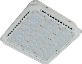 FAN LED-ENERGY-80-PL Venkovní stropní svítidlo ENERGY bílá, hliník, 80 W, 11100 lm, 4000 K, IP65, 34,8 x 34,8 x 7,6 cm - FANEUROPE