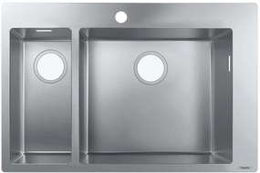 Hansgrohe - Vestavný dřez S711-F655, nerezová ocel 43309800