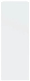 Botník bílý 80 x 34 x 96,5 cm kompozitní dřevo - Default Title
