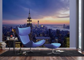 Fototapeta na míru Manhattan Při Západu Slunce | Vliesová fototapeta na zed' | DFTNXXL2413
