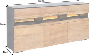 Designová komoda Feleti 180 cm akácie
