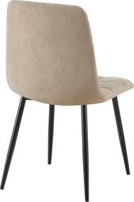 Jídelní židle Antibes manšestr – taupe