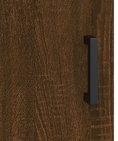 Skříň highboard hnědý dub 69,5 x 31 x 115 cm kompozitní dřevo - Default Title