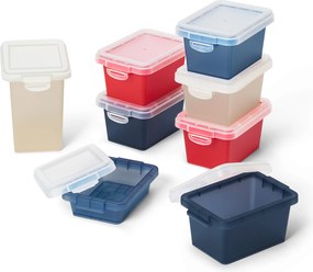 Tchibo - Úložné boxy - barva: modrá