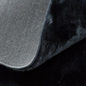Dywany Łuszczów, Kusový koberec Visco Rabbit Dark grey 5 kruh, 200x200 (průměr) kruh, šedá, dětský pokoj