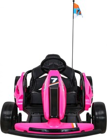 Ramiz Motokára Speed 7 Drift King na baterie pro děti růžová + funkce driftu + sportovní sedadlo + 2 rychlosti + EVA