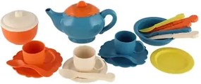 TEDDIES Odkapávač na nádobí s nádobím / Dětská kuchyňka / Plast / 3+