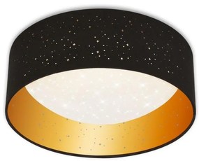 Brilo Brilo 3482-015 - LED Stropní svítidlo MAILA STARRY LED/12W/230V černá/zlatá BL1516