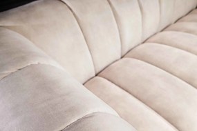 Designová sedačka Nikolai 225 cm šampaňský samet