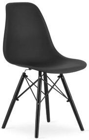 Bestent Židle černá skandinávský styl DARK CLASSIC