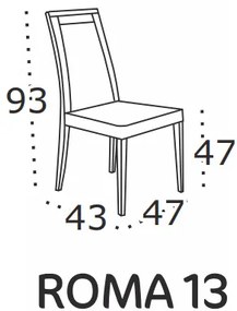 Drewmix Jídelní židle Roma 13