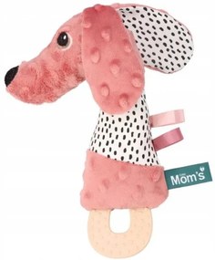 Edukační plyšová hračka Hencz Toys, Pejsek s pískátkem a kousátkem