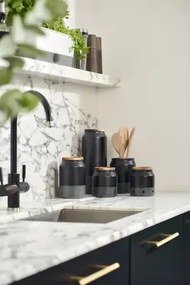 ColeMason Hinxton černá / Zásobník na kuchyňské náčiní / Keramika / 12