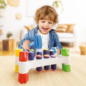 QUERCETTI Hammer Peggy baby zatloukačka 8 kolíků s kladívkem plast 4120