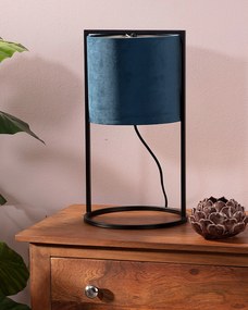 Stolní dekorační lampa Santos Blue výška 45cm