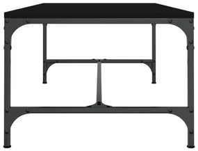 Konferenční stolek černý 100 x 50 x 35 cm kompozitní dřevo - Default Title