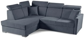 Rohová sedací souprava Morrison XL 3, levá, šedá (soro 97)