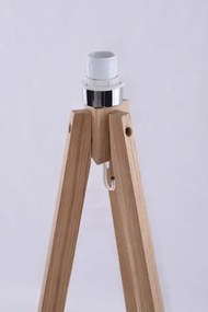 Dřevěná lampa Tripod