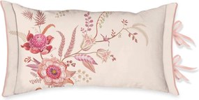 Pip Studio polštář Everbloom 35 x 60 cm - světle růžový (Dekorační polštář s motivem květin)
