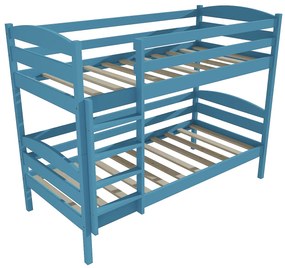 Vomaks Patrová postel PP 018 Rozměr: 80 x 200 cm, Barva: barva modrá, Prostor mezi lůžky: 80 cm