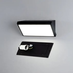 Brilagi-LED Stm ven nástěnné svít TRIANGLE 1xE27/6W/230V 2700-6500K IP65 černá