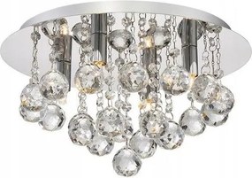 Toolight - Křišťálová stropní lampa Glamour 3xG9 APP403-C, chromová, OSW-00550
