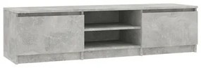 vidaXL TV stolek betonově šedý 140 x 40 x 35,5 cm dřevotříska