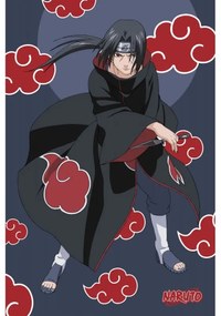 Fleecová deka Naruto Itachi Uchiha Akatsuki 130x170 cm