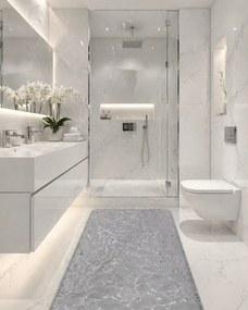 BO-MA, Koupelnová předložka Rabbit shine - grey, 60x100, šedá, koupelna