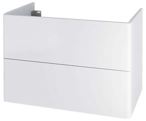 Mereo, Siena, koupelnová skříňka 80 cm, bílá lesk CN411S