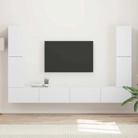 Sestava TV skříněk 8 ks Bílá Kompozitní dřevo 3409132