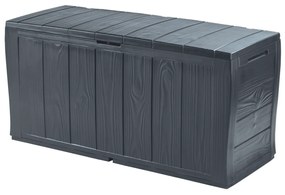 Keter Zahradní úložný box Sherwood antracit, 270 l, 117 x 57 x 45 cm