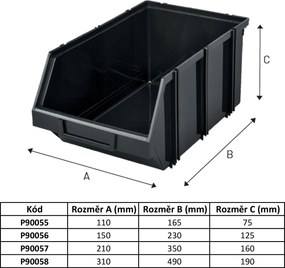 PATROL Krabička plastová 310x490x190mm